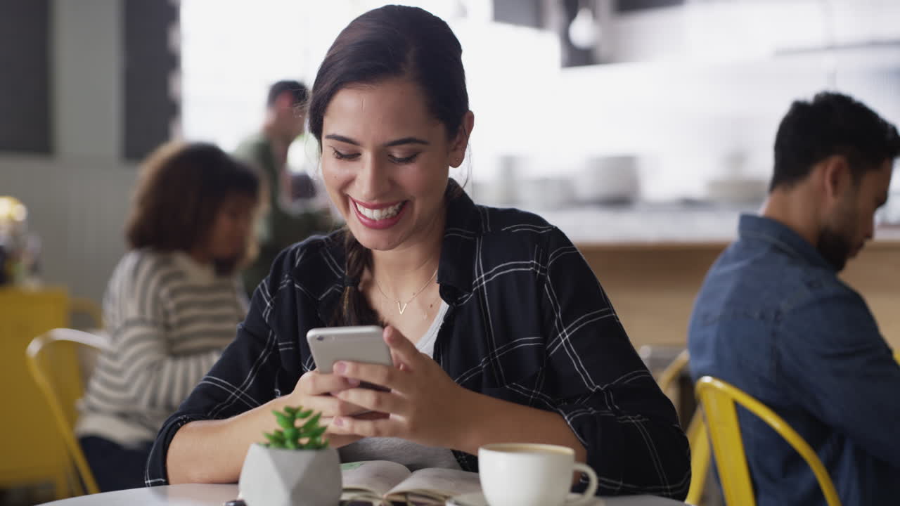 Premium stock video - Just seeing your name makes me smile like crazy