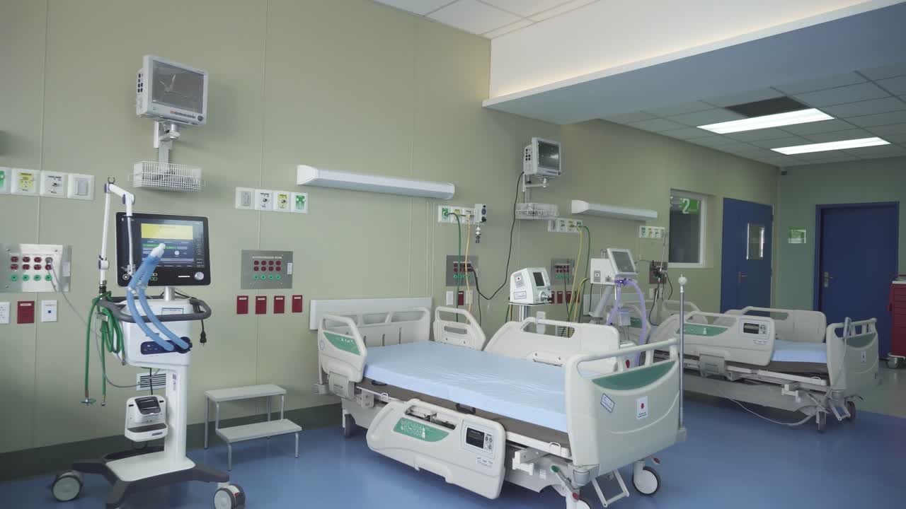 Modern Medical Intensive Care Wards And Equipment For Children With ...
