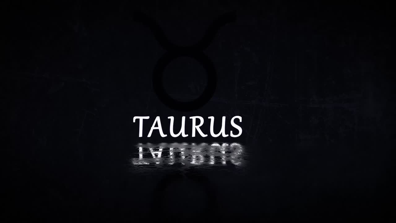 Taurus Zodiac Sign Animated Presentation Revealed Through Electric ...