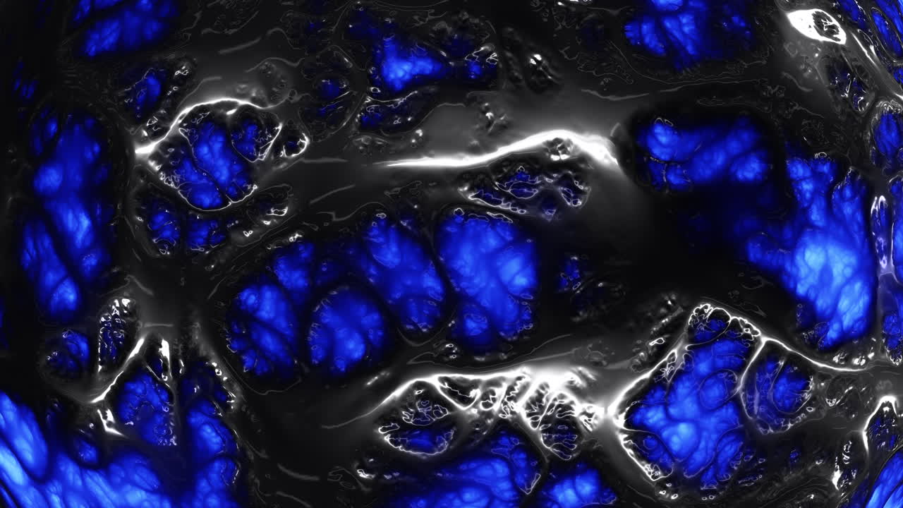 Premium stock video - Blue and black circular swirls pattern a stunning ...