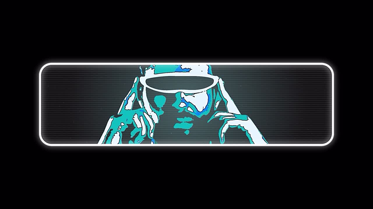 Animated Retro Pop Art Title Cards with Stylized Characters | Premium ...