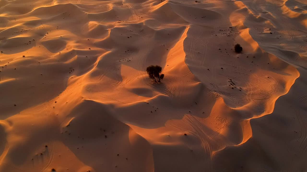 Premium stock video - A drone cinematic shot for dubai desert with a ...