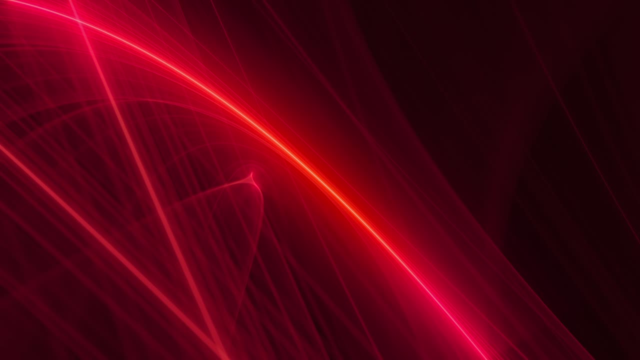 Ionized Plasma Energy Waves Loop - Radioactive Red Burn - Simplistic ...