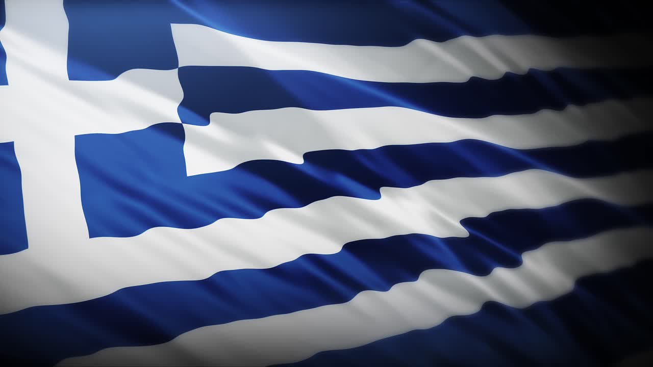 Premium stock video - Flag of greece, full screen in 4k high resolution ...