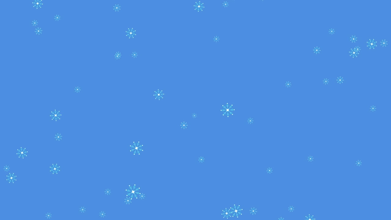 animation of snow falling on blue background | freepik