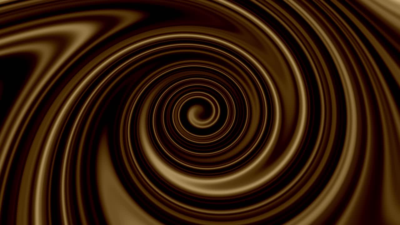 Premium stock video - Animation of animated swirls of chocolate caramel ...