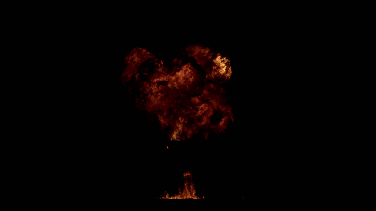 Premium stock video - Fire explosion from the bottom of the screen ...