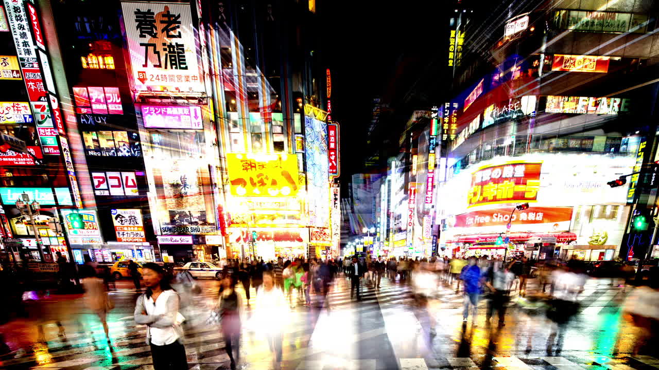 Premium stock video - Kabukicho rush3