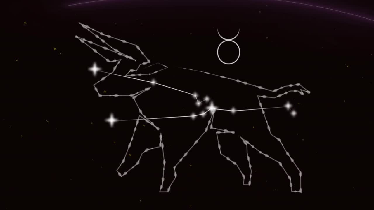 Animation of aries star sign on clouds of smoke in background | Premium ...