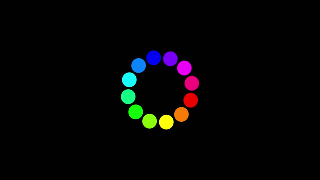 Animated Circle Color Wheel For Graphics And Video Backgrounds Free ...