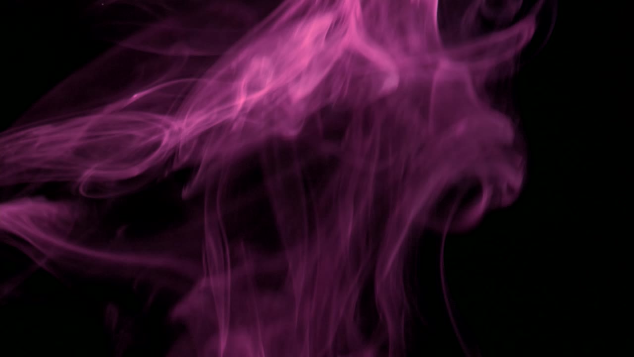 Vídeo de arquivo Premium - Clouds of pink smoke slowly rising graceful ...
