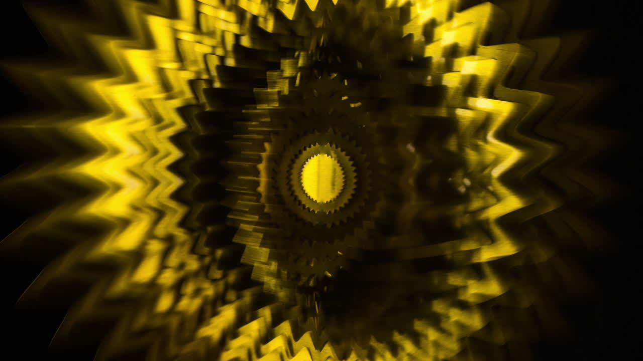 Premium stock video - Gold spin 09
