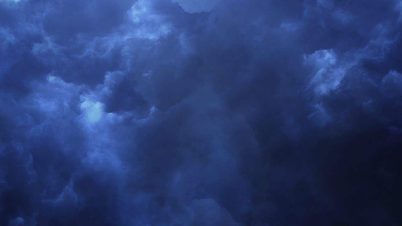 Premium stock video - 4k thunderstorm inside cumulonimbus clouds in ...