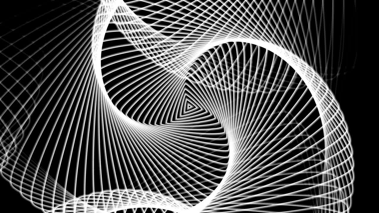 Abstract Lines Structures Background Loop | Premium Stock Video Footage