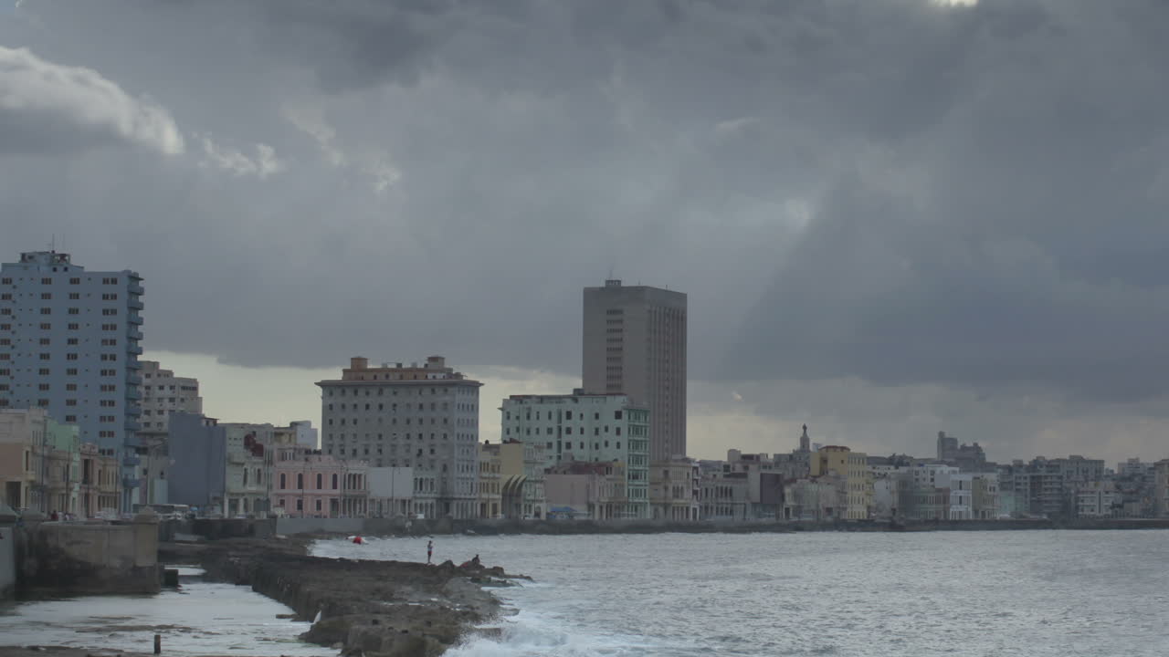 Premium stock video - Havana malecon 01